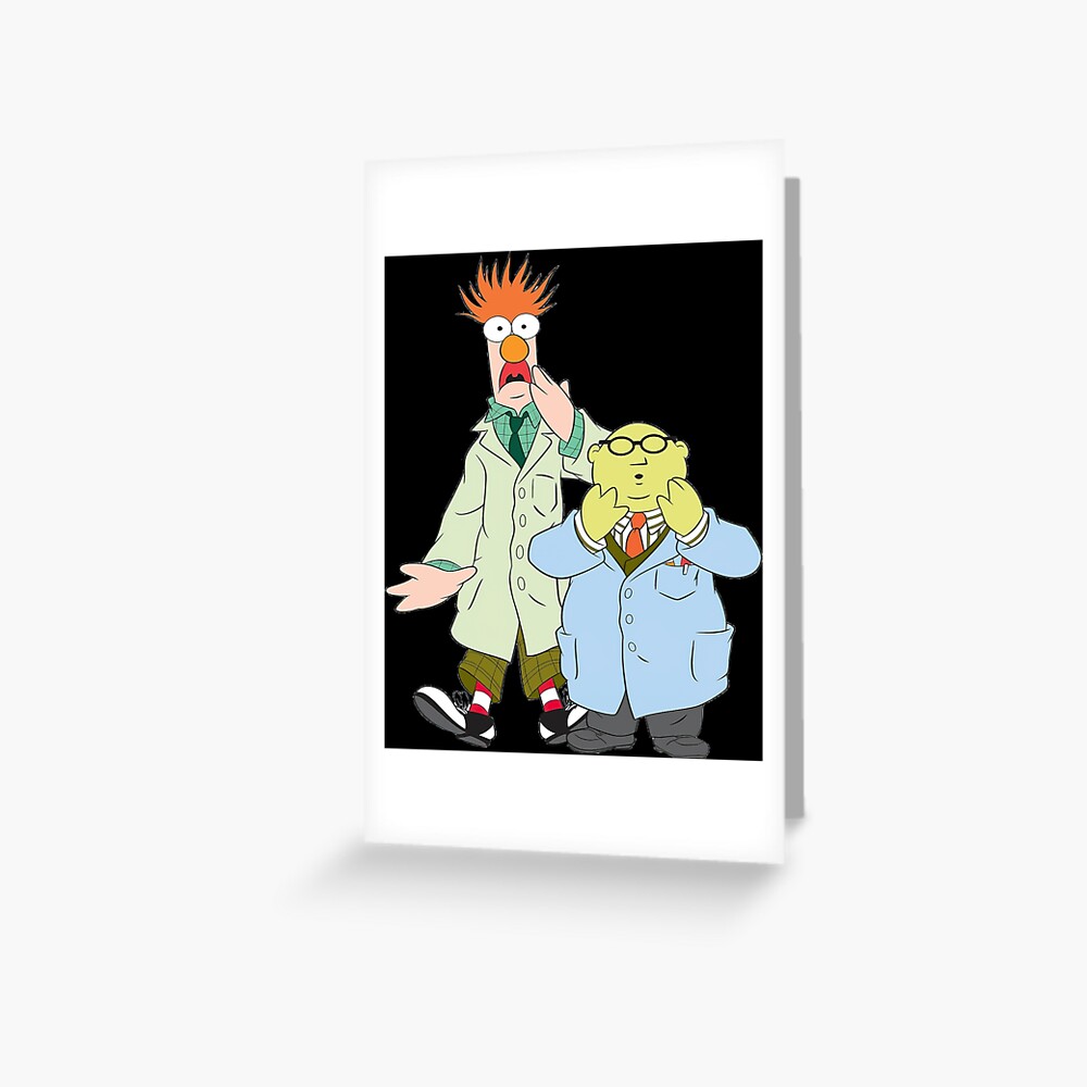 "Beaker and Dr. Bunsen Honeydew The Muppets Show" Greeting Card for ...