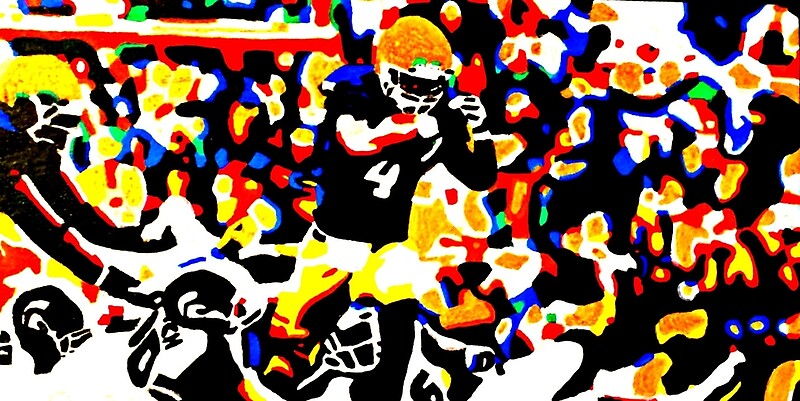 "Touchdown Irish" by Matthew Colebourn | Redbubble