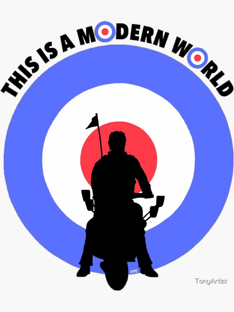 "THE MOD" Sticker for Sale by TONYARTIST | Redbubble