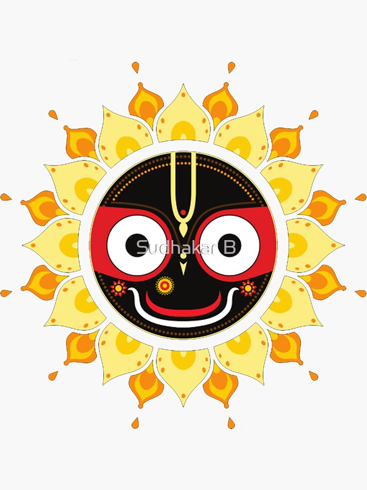 "Jagannath Art " Sticker for Sale by bsudhakar70 | Redbubble