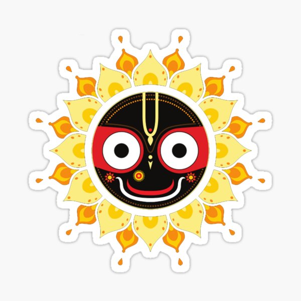 "Jagannath Art " Sticker for Sale by bsudhakar70 | Redbubble