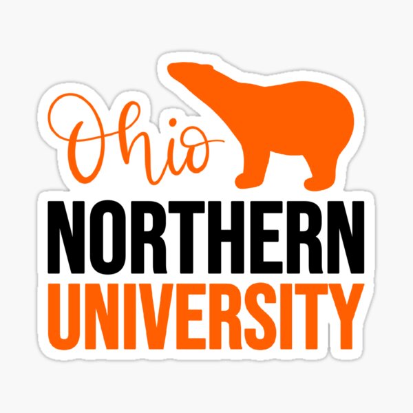 "Ohio Northern University" Sticker for Sale by aubrii | Redbubble