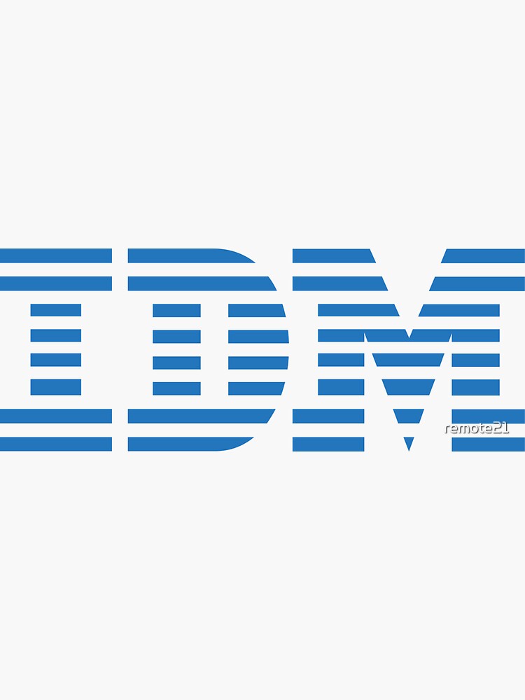 "IDM computer logo" Sticker for Sale by remote21 | Redbubble
