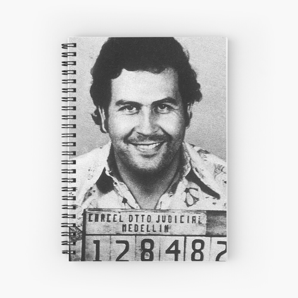"Pablo Escobar" Spiral Notebook by Money4Breakfast | Redbubble