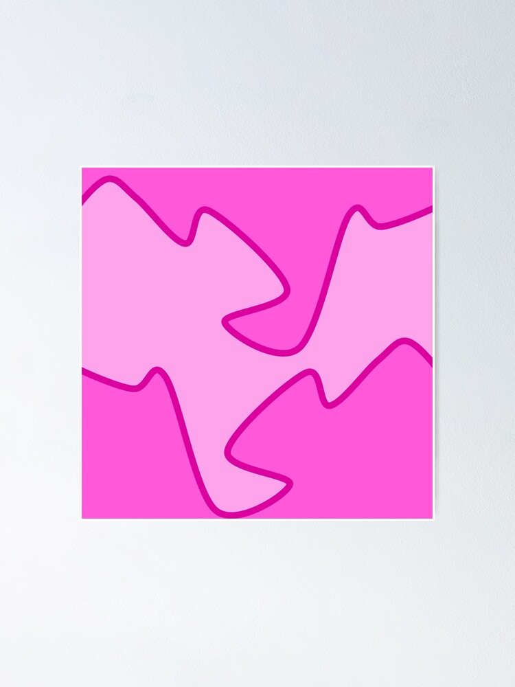 "Wacky Design, Pink" Poster for Sale by SariePhotograph | Redbubble