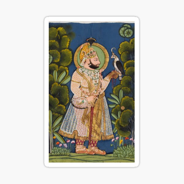 "Maharana Jawan Singh of Mewar" Sticker for Sale by HinduArtGallery ...