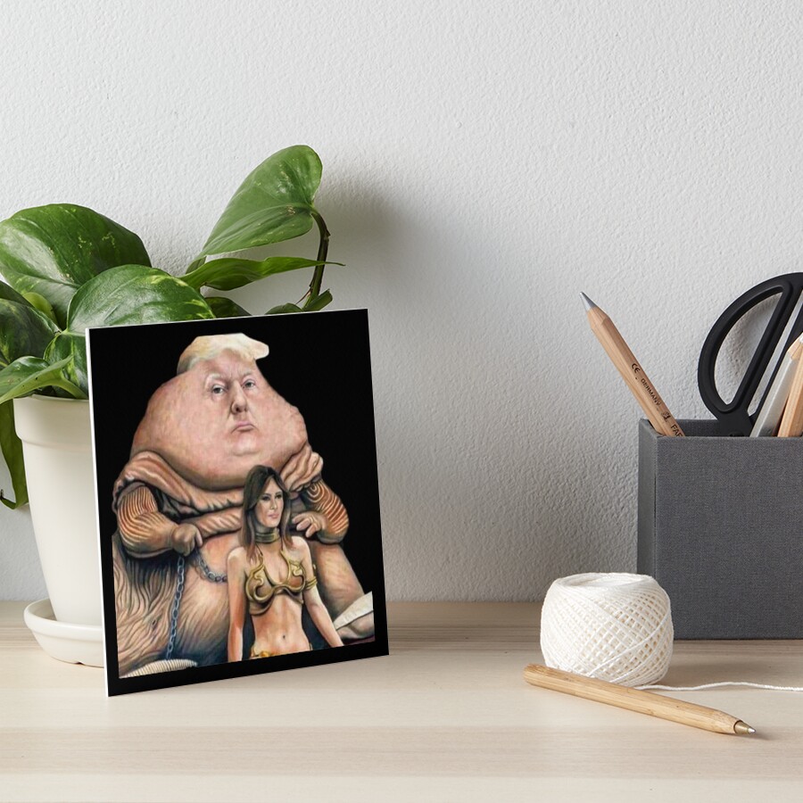 "Jabba the Trump" Art Board Print for Sale by jordan5L | Redbubble