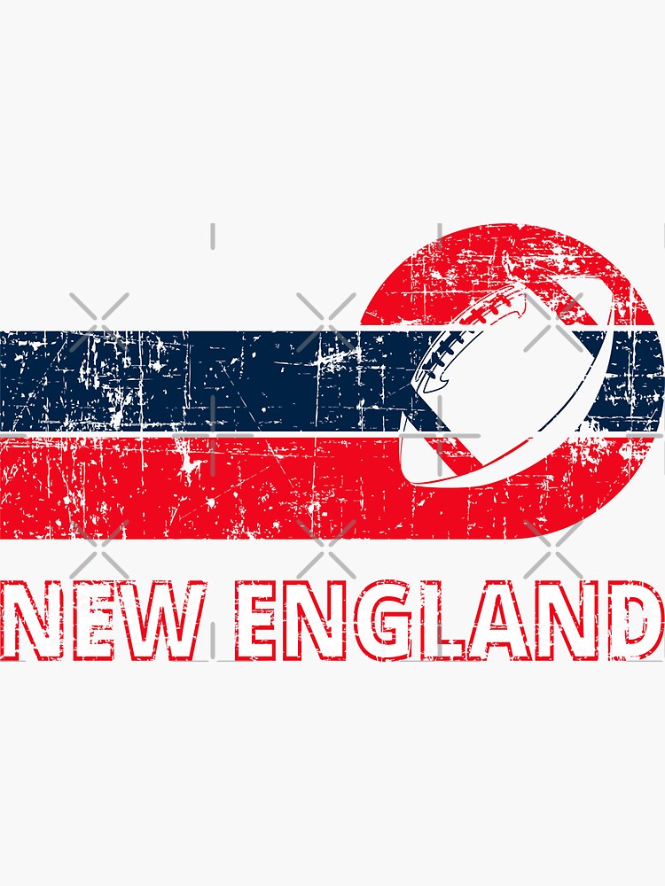 "New England Football Team II" Sticker by lemon-pepper | Redbubble