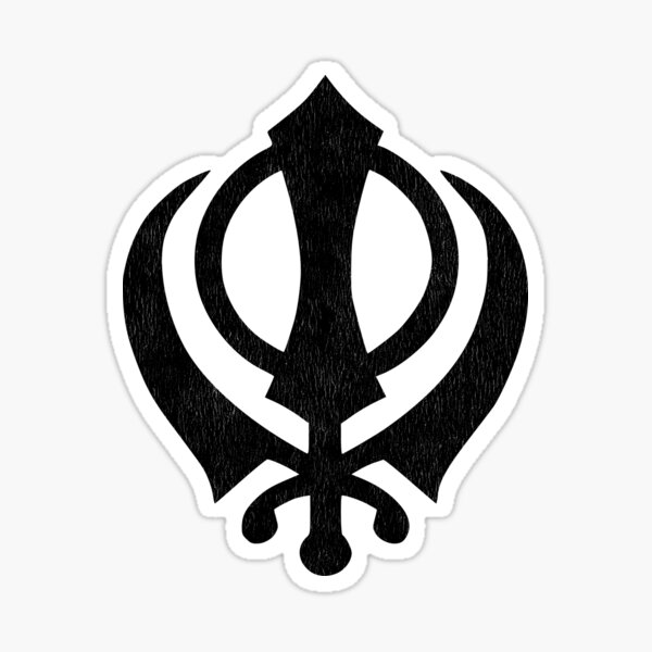 "Khanda Sikh Symbol" Sticker for Sale by signsandsymbols | Redbubble