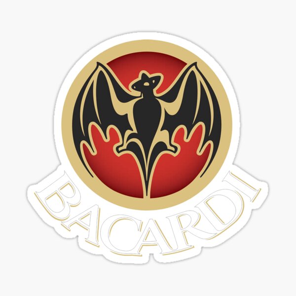 "Classic Bat Black Liquor Design" Sticker for Sale by xahmadto | Redbubble