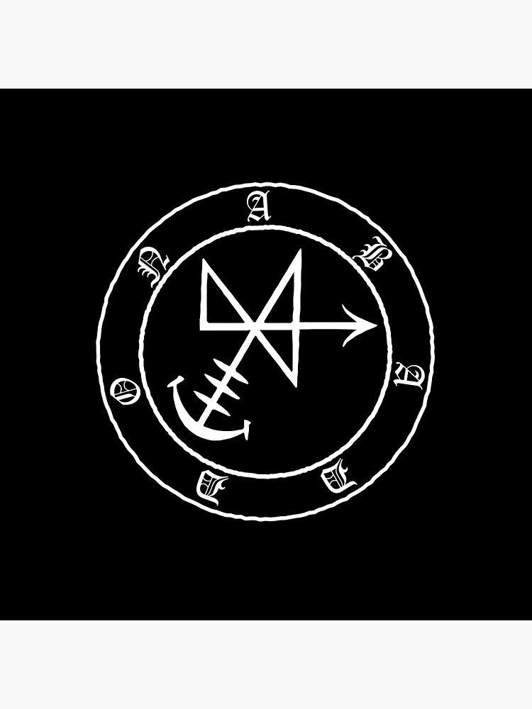 "Sigil of Abaddon Talisman Demon Circle" Pin for Sale by ...