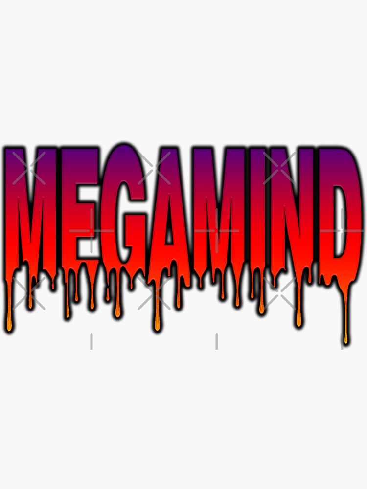 "MEGAMIND, Positive Thinking Letter Art" Sticker for Sale by Kenvis-edu ...
