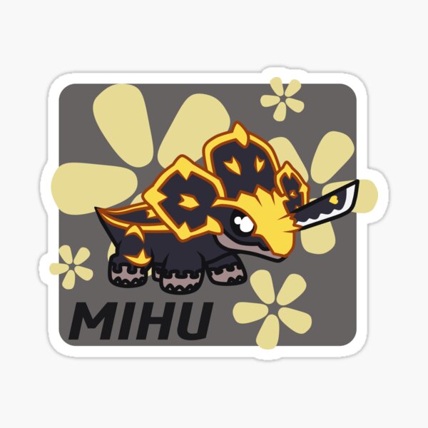 "mihu fossil fighters dinosaur" Sticker for Sale by IMPULSEimpact ...