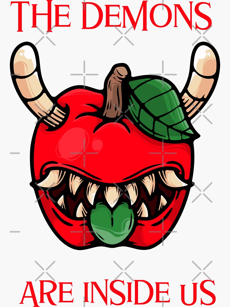 "Demons Inside Us" Sticker for Sale by True-Story | Redbubble