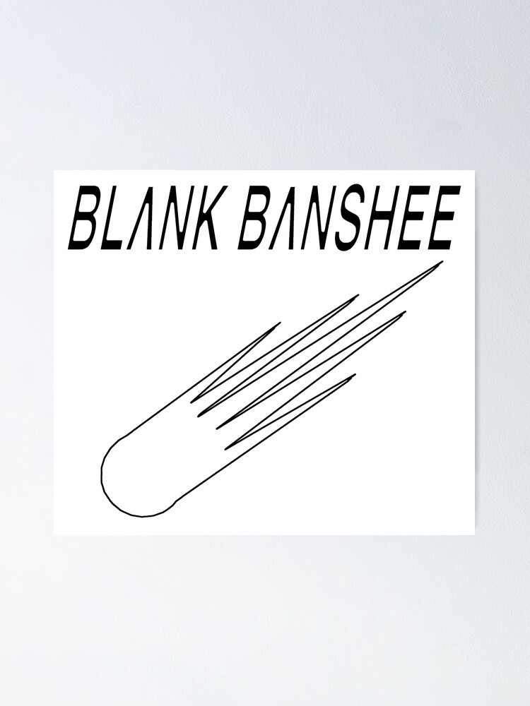 "Blank Banshee Mega Minimal" Poster by pizzacontigo | Redbubble