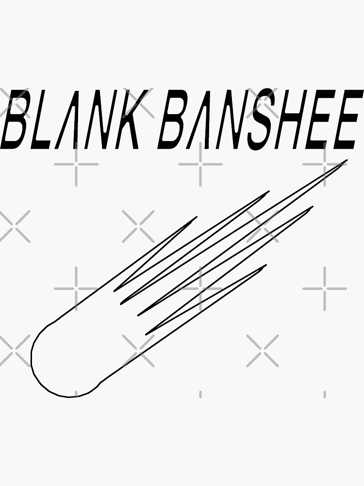 "Blank Banshee Mega Minimal" Sticker for Sale by pizzacontigo | Redbubble