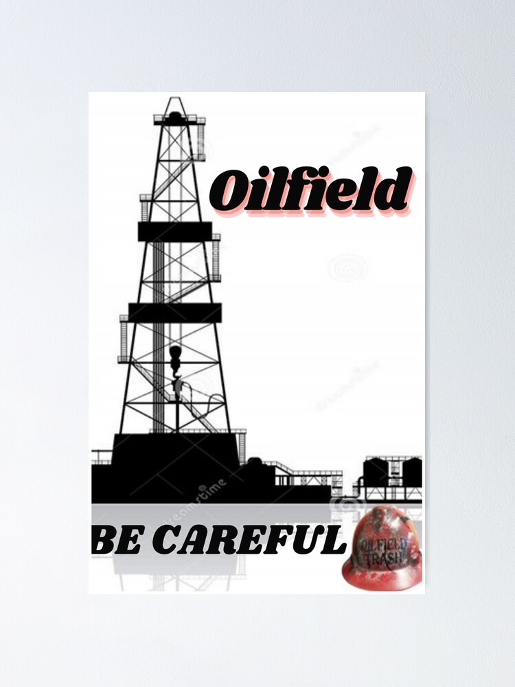 " Offshore Oilfield Rigs " Poster by AZZUZ | Redbubble