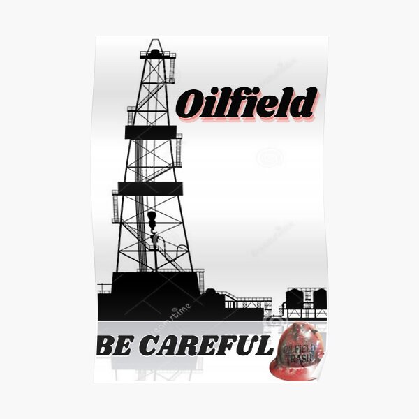 " Offshore Oilfield Rigs " Poster by AZZUZ | Redbubble
