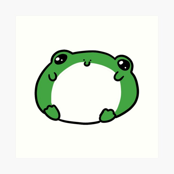 "Frog Blob" Art Print by SaradaBoru | Redbubble