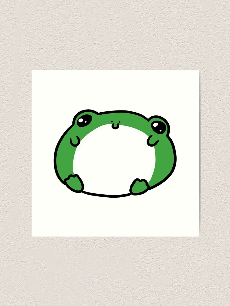 "Frog Blob" Art Print by SaradaBoru | Redbubble
