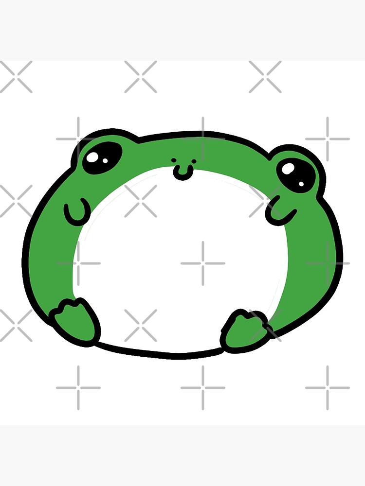 "Frog Blob" Poster by SaradaBoru | Redbubble