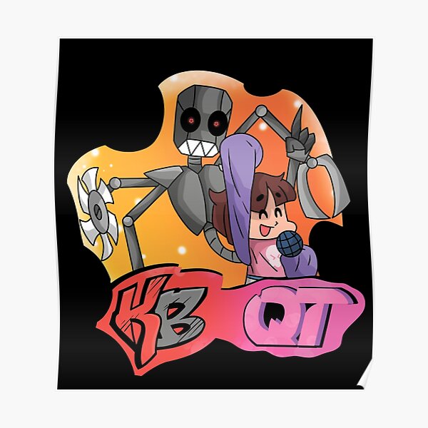Fnf Kb And Qt Graffiti Poster For Sale By Ruvolchik Redbubble
