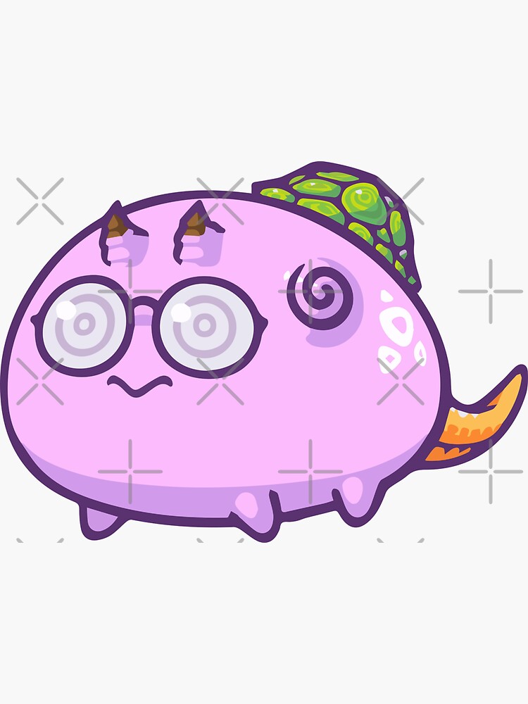 "Axie" Sticker for Sale by ArtTeeHall | Redbubble
