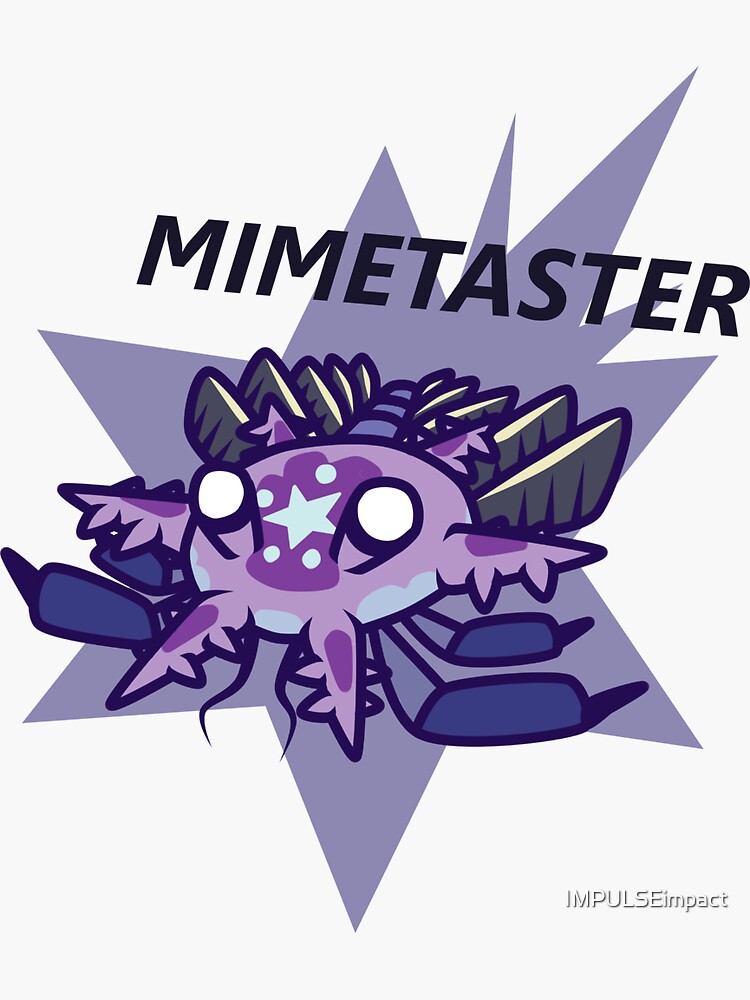 "Mimetaster odd prehistoric creature" Sticker by IMPULSEimpact | Redbubble