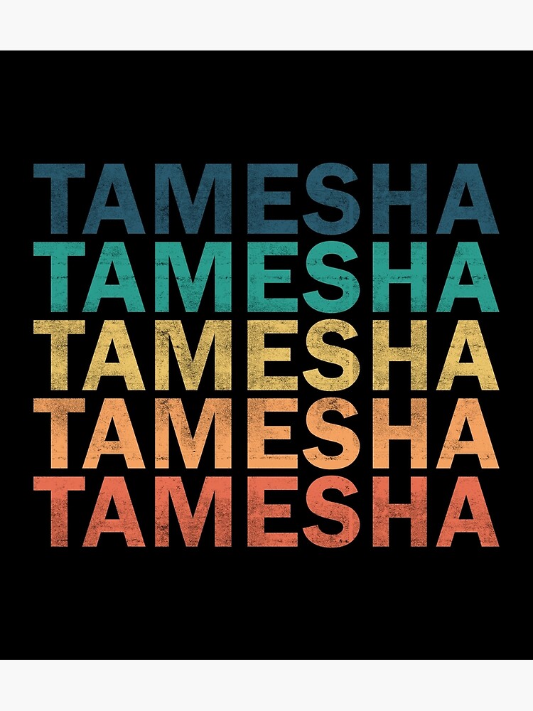 Lámina fotográfica «Camiseta con nombre de Tamesha - Camiseta de ...