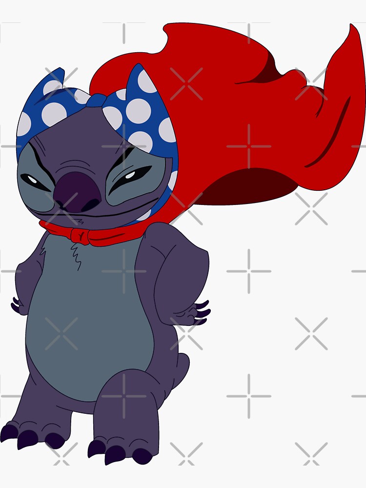 "Super Stitch" Sticker for Sale by Squidbey47 | Redbubble