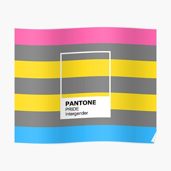 "Pride Intergender Pantone" Poster by itsonlytime | Redbubble