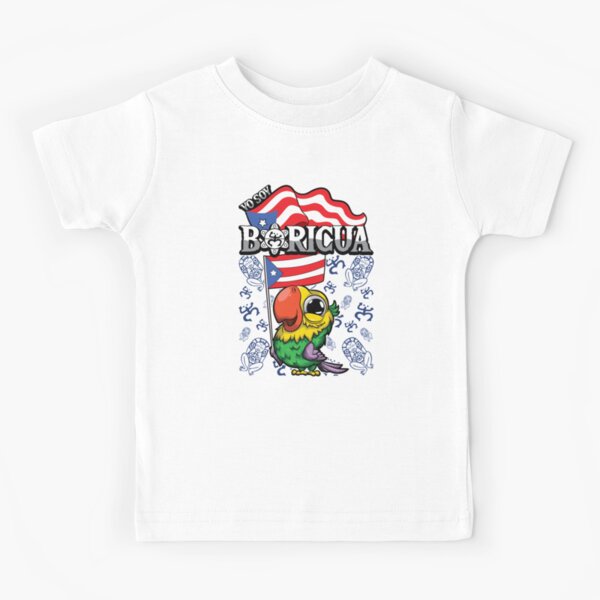 "Yo Soy Boricua - St. Croix Macaw - Puerto Rico" Kids T-Shirt for Sale ...