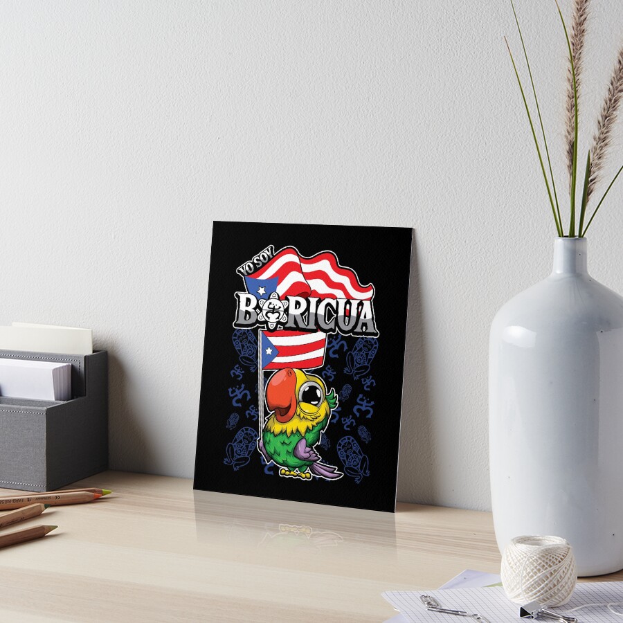 "Yo Soy Boricua - St. Croix Macaw - Puerto Rico" Art Board Print for ...