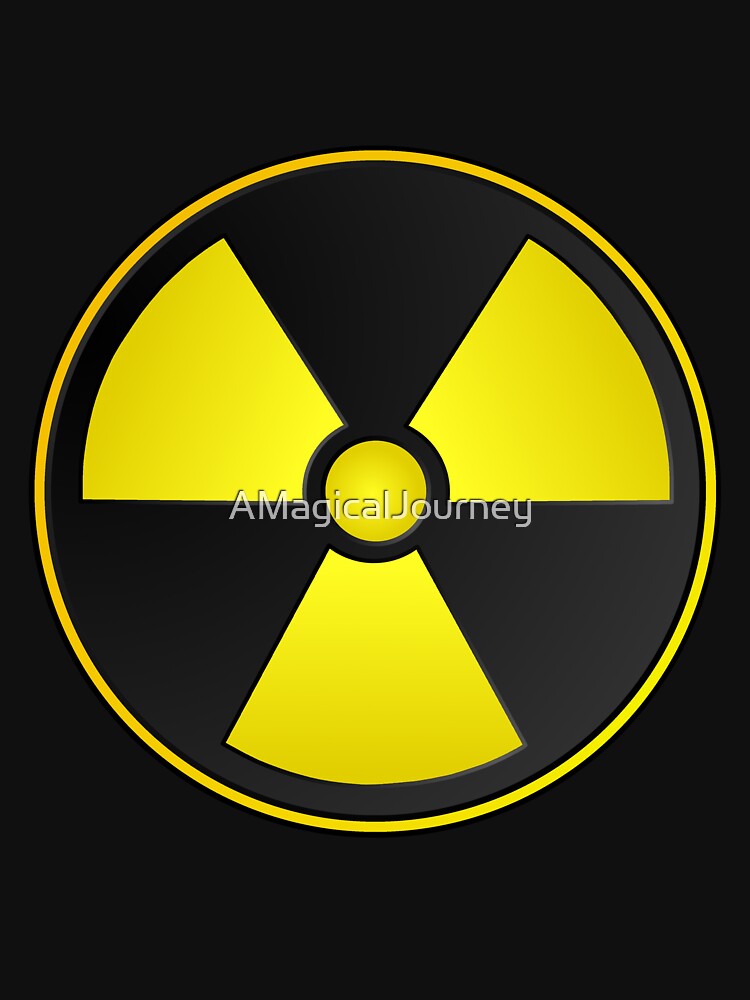 "Radioactive Fallout Symbol Geek" T-shirt by AMagicalJourney | Redbubble