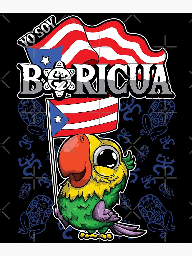 "Yo Soy Boricua - St. Croix Macaw - Puerto Rico" Art Print for Sale by ...