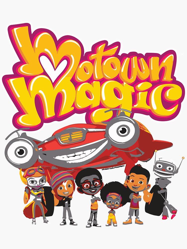 "Motown Magic Official" Sticker for Sale by ryannokune | Redbubble