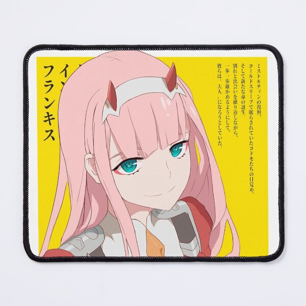 "Zero Two | Darling in the Franxx | Manga Art Cover" Mouse Pad for Sale ...