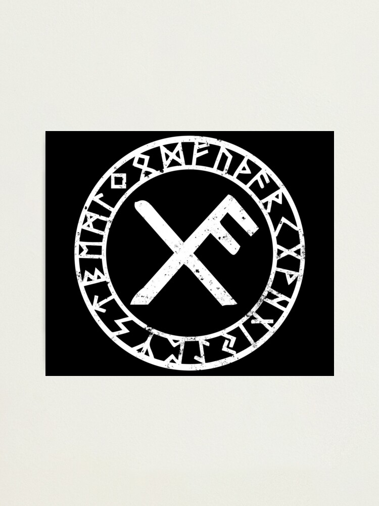 "Viking Rune Symbol Gibu Auja meaning Good Luck Norse Celtic ...