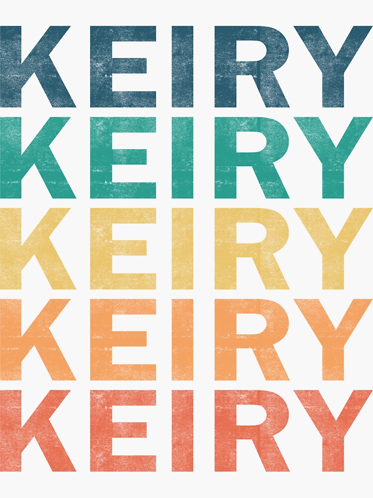 Pegatina «Camiseta con nombre de Keiry - Camiseta de artículo de regalo ...