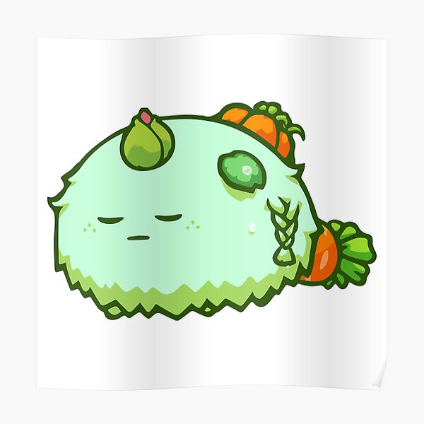 "Smiling Axie Infinity Pet" Poster for Sale by ArtTeeHall | Redbubble
