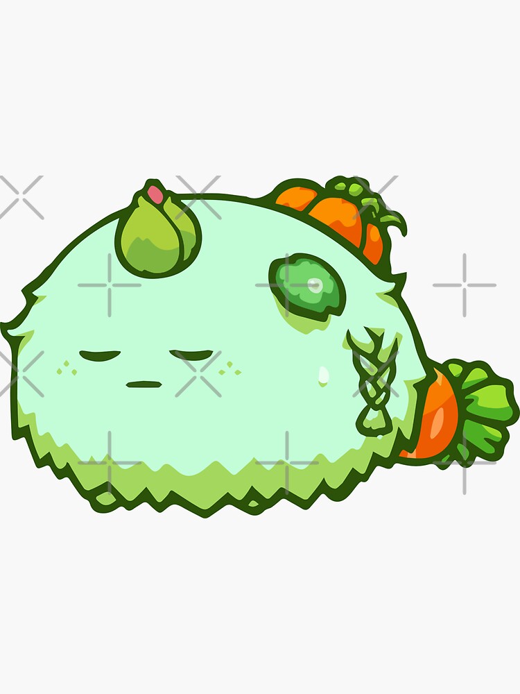 "Smiling Axie Infinity Pet" Sticker by ArtTeeHall | Redbubble