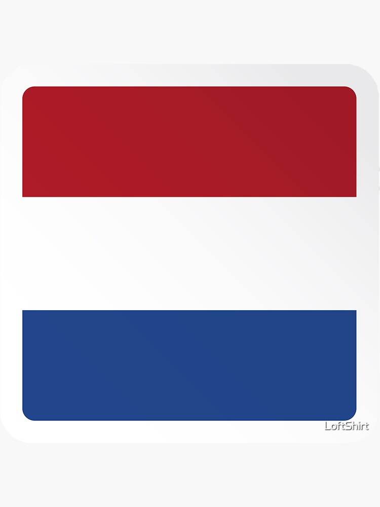 "Dutch Flag Vinyl Decal Bumper Sticker Netherlands Laptop Car Window ...