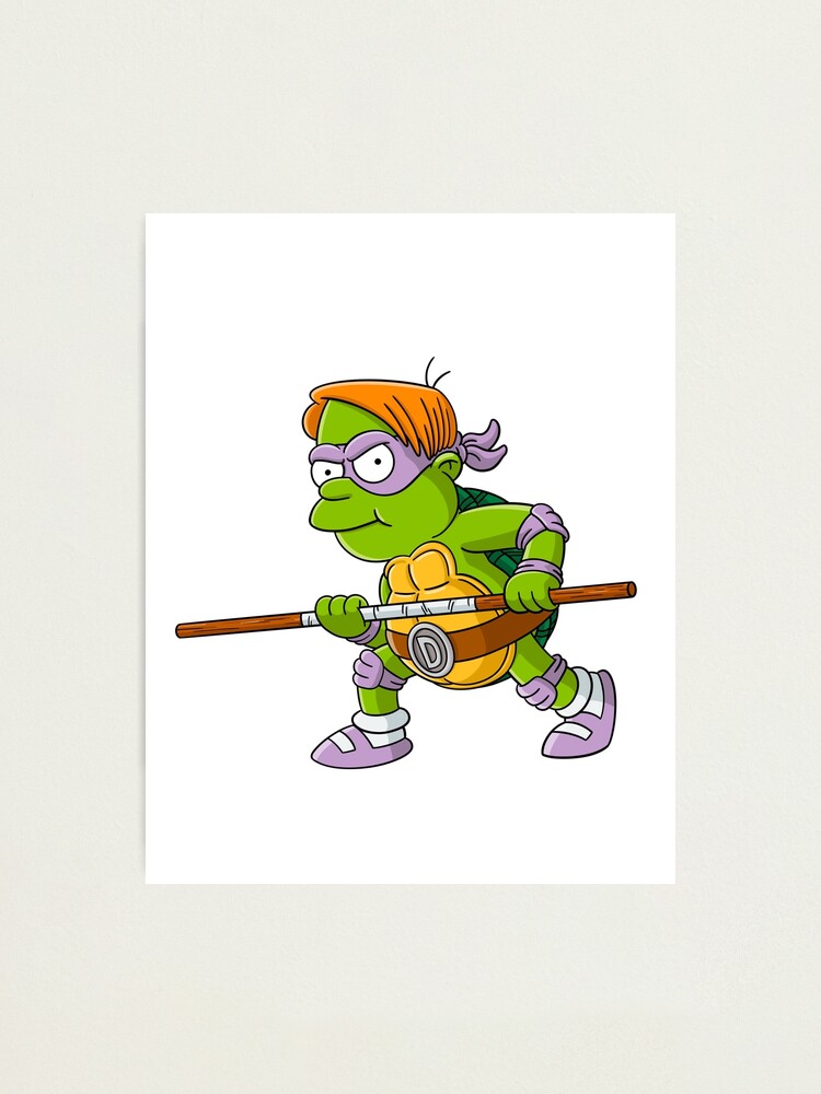 "Ninja Turtle Martin - TMNT - Simpsons" Photographic Print for Sale by ...