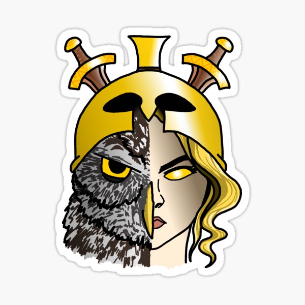 "Athena" Sticker by Ekinox | Redbubble