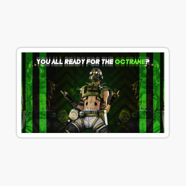 "Octane Apex Legends " Sticker for Sale by JoaoSaMauricio | Redbubble