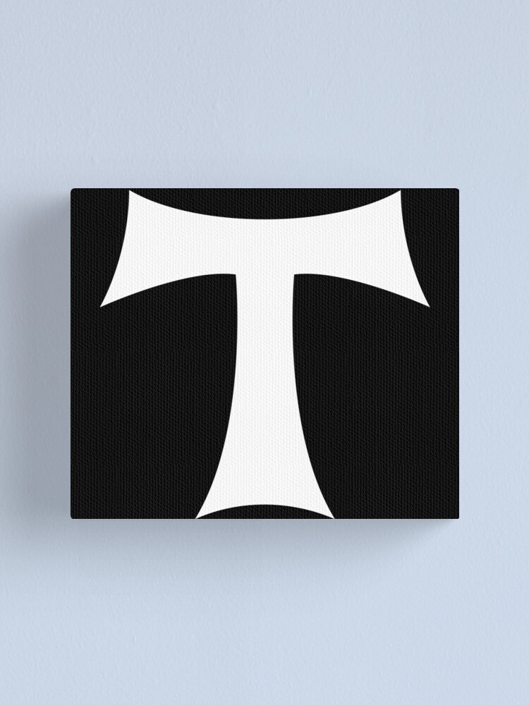 "Tau Saint Anthonys Cross Symbol" Canvas Print for Sale by ...