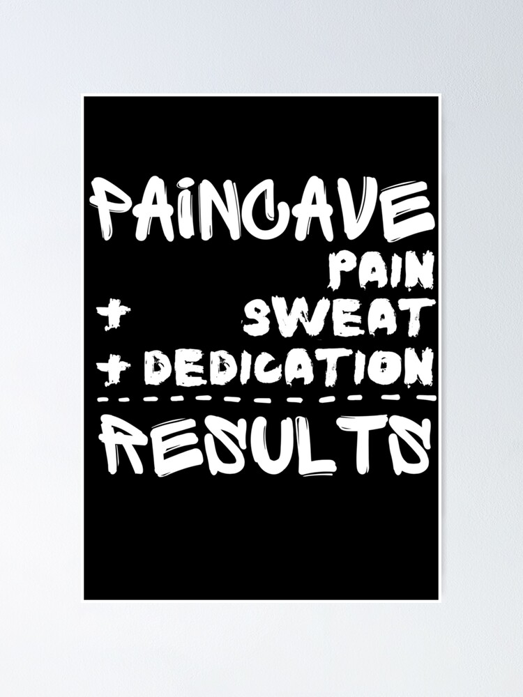 "Pain Cave A Triathletes Home Workout" Poster for Sale by Sonatablue ...