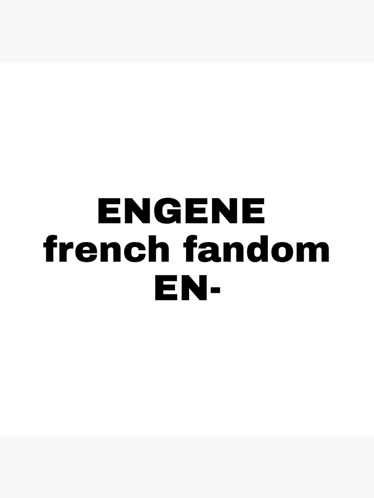 "Enhypen Kpop Engene French Fandom" Poster for Sale by julieeebf ...