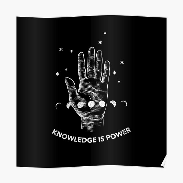 "Knowledge Is Power" Poster for Sale by AcademiaCollege | Redbubble