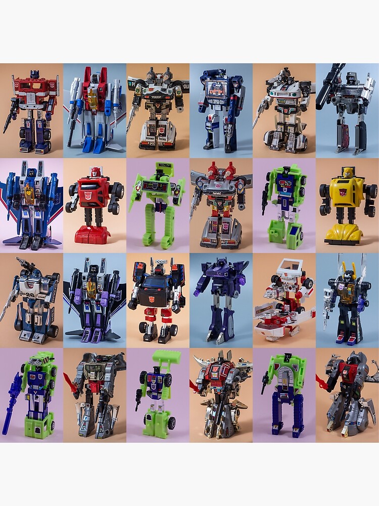 "Transformers G1 S1 Collage" Poster for Sale by TFsquareone | Redbubble